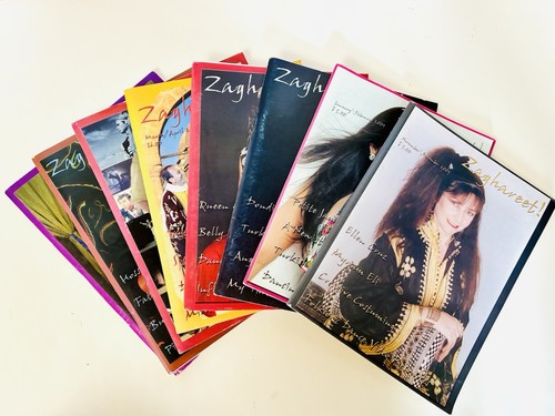Lot Of 8 ZAGHAREET! Belly Dancing Magazine Middle Eastern Focus Rare ...