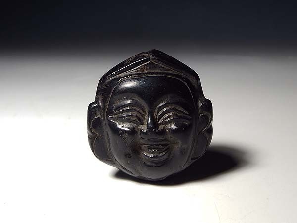Edo period Japan antique wooden God Daikoku Netsuke ojime inro sagemono ...