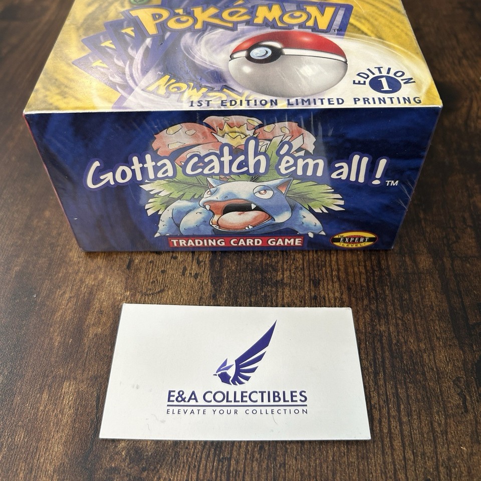 1999 Pokemon 1st Edition Base Set Booster Box Factory Sealed | eBay