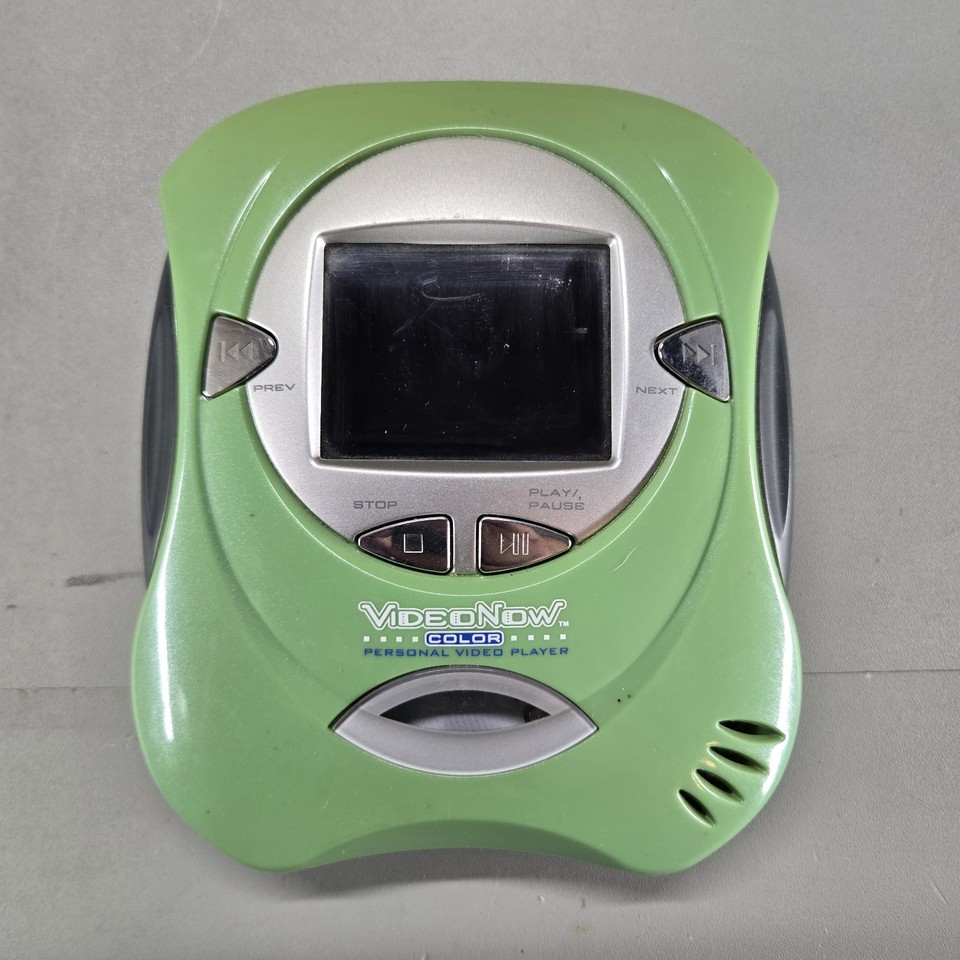 VideoNow Color Video Player Green 2004 w/ 22 Discs Lot - Tested Working ...