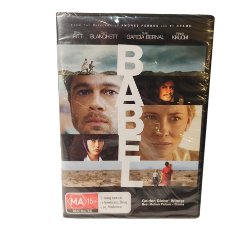 Babel (DVD 2006) Drama Tragedy Travel Vacation Morocco Family R4 Brand ...