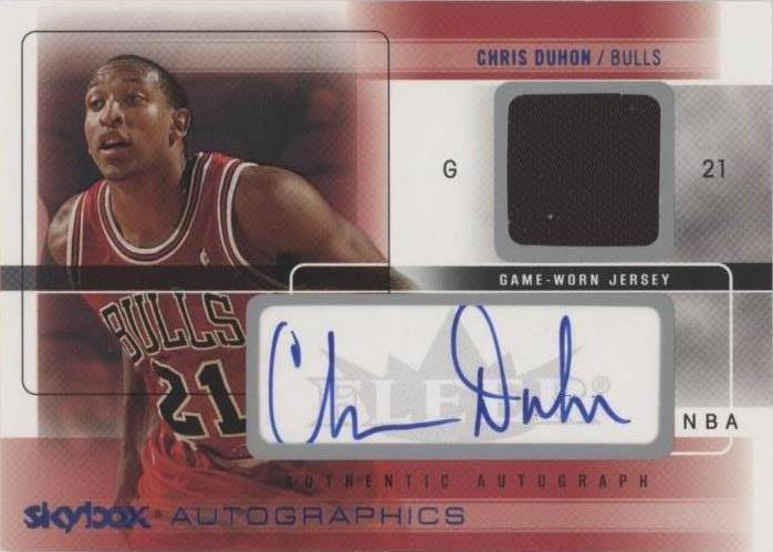 2004-05 Skybox Autographics - Autographics Chris Duhon #AG-CD2 Jerseys ...