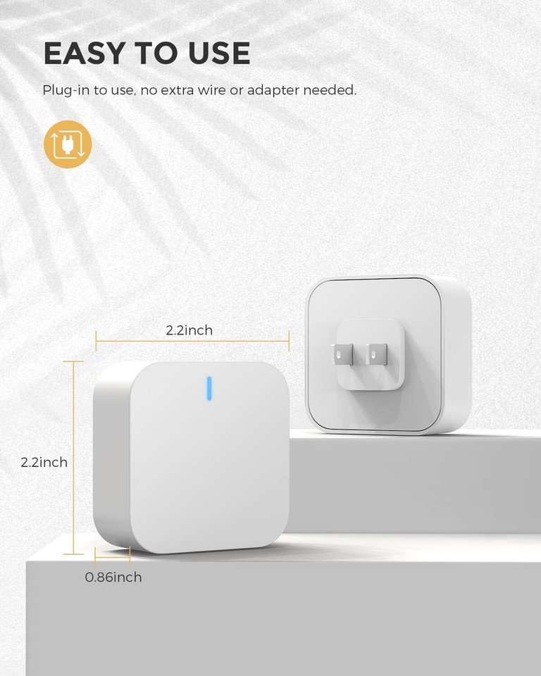Smart Lock WiFi Gateway G1 Remote Control Bridge Voice Control Smart ...