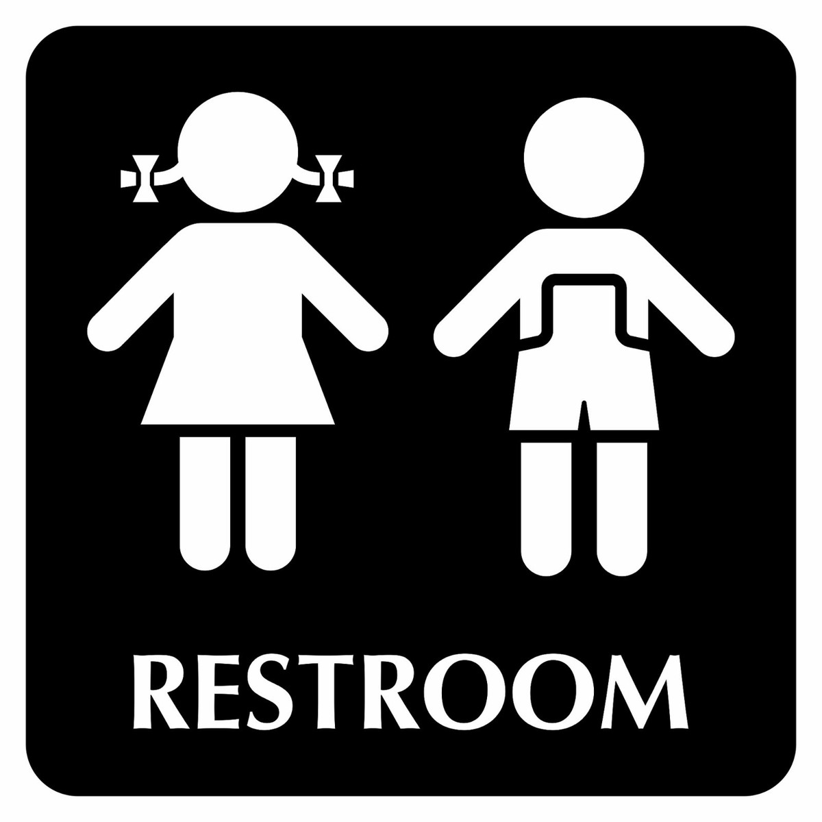 Boys Bathroom Symbol California BOYS Restroom Door Sign – Exit Sign