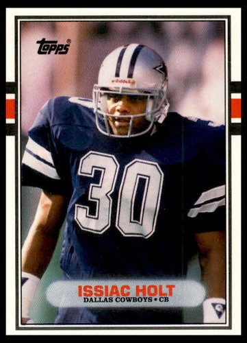 1989 Topps Traded #29T Issiac Holt Dallas Cowboys | eBay