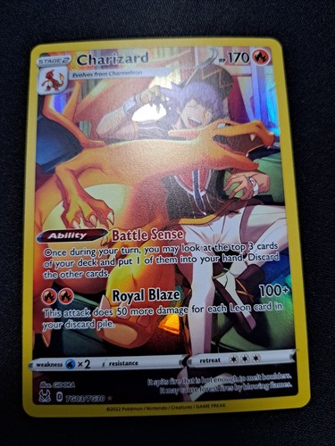 Pokémon TCG Charizard Lost Origin Trainer Gallery TG03/TG30 Holo Ultra ...