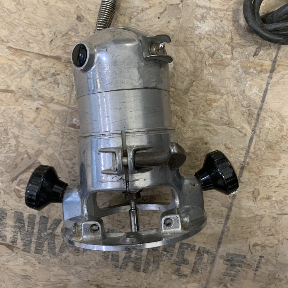 Vintage Porter Cable Router Model 100-M Motor with 100-B Base Tested ...