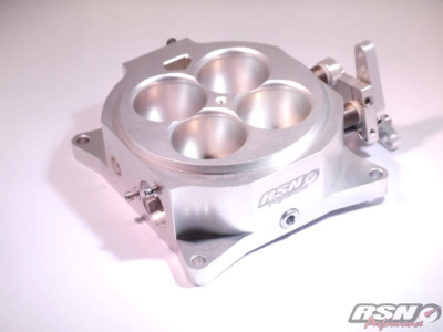 1000CFM 4 BARREL THROTTLE BODY 4150 STYLE SLV RSN PERFORMANCE | eBay ...