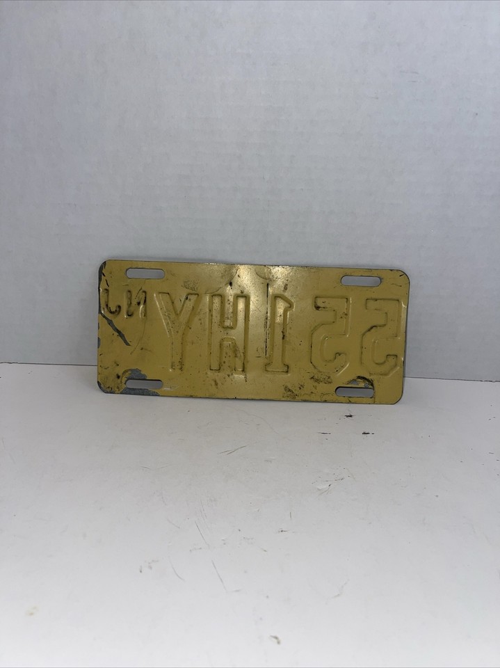 1982 New Jersey Motorcycle License Plate vintage & original 551hy | eBay