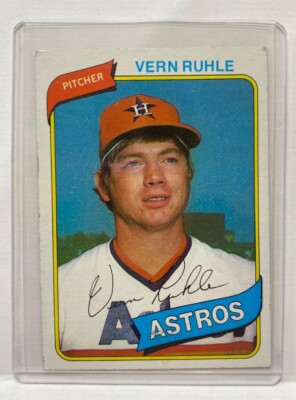 1980 Topps #234 Vern Ruhle Houston Astros Baseball Card | eBay