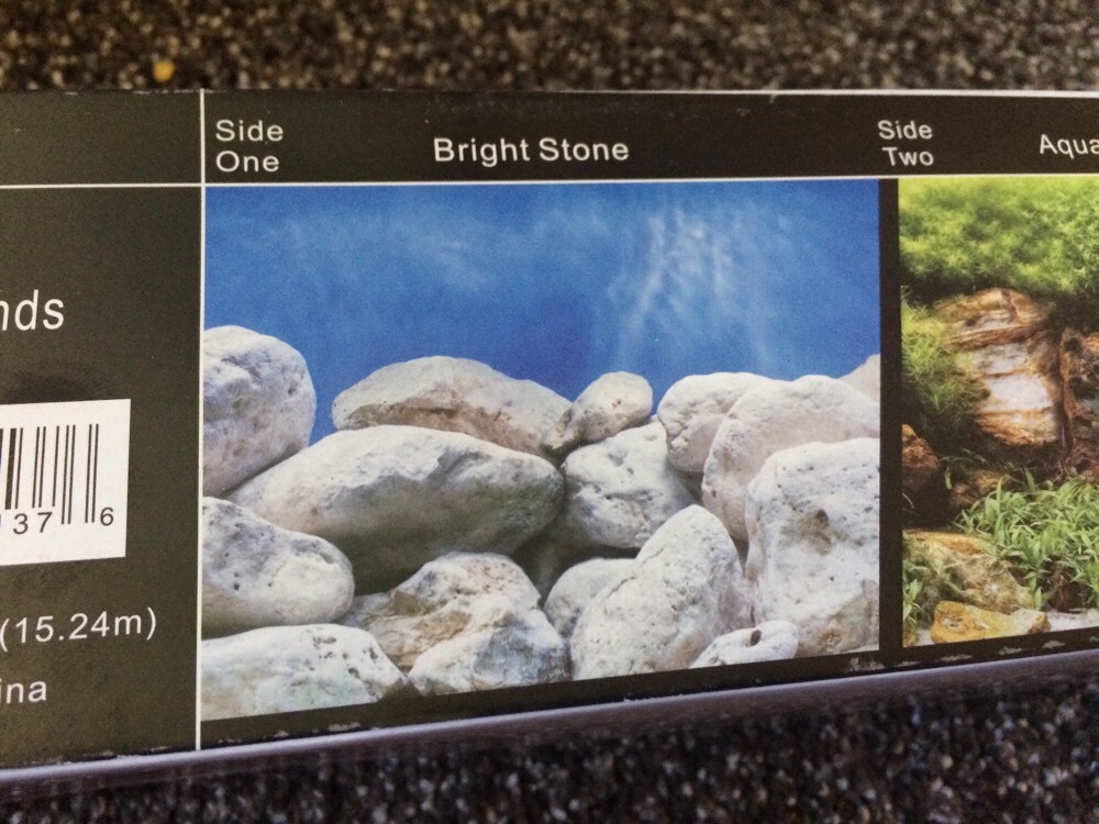 Seaview Brilliant Backgrounds Fish Tank Aquarium Double Sided ...