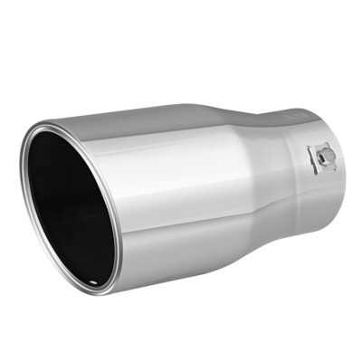 Car Exhaust Tip Muffler Pipe Stainless Steel Chrome Effect Fit 2 - 2.75 ...