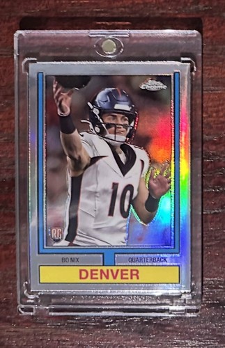BO NIX RC 2024 Topps Chrome Refractor 1974 Throwback #74TF-4 Broncos | eBay