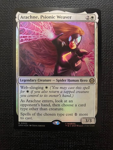 2025 MTG Arachne, Psionic Weaver Marvel's Spider-Man Regular R 0002 | eBay