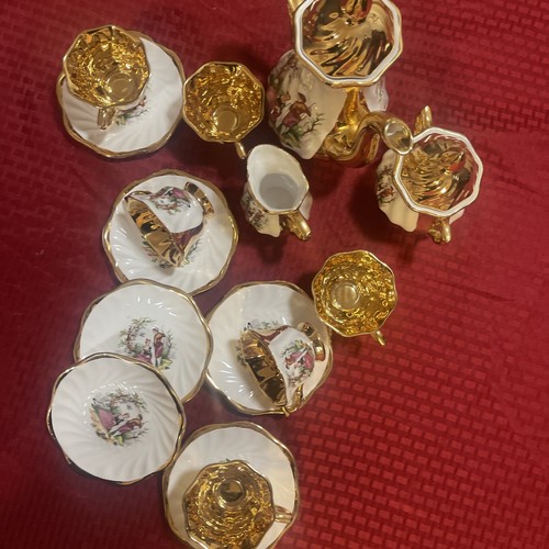 Vintage Madonna Porcelain Gold plated Tea Set For 6 | eBay