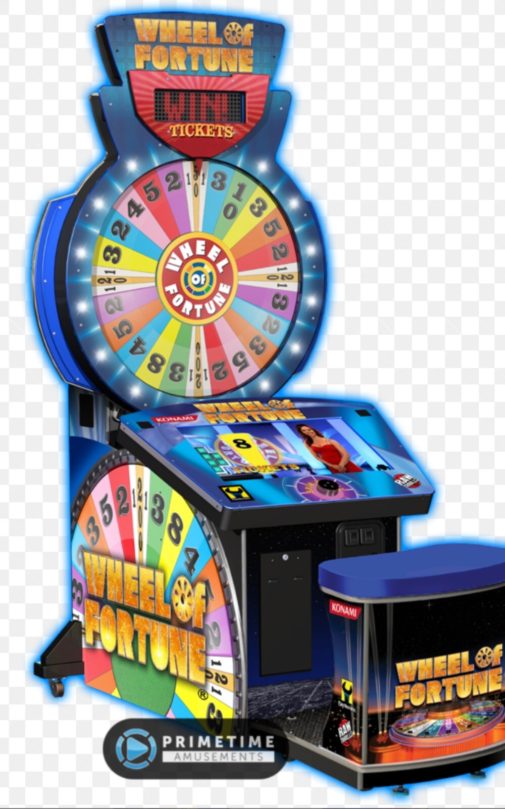 Wheel of Fortune Raw Thrills Arcade Redemption Machine All Parts ...