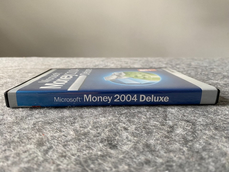 Microsoft Money 2004 Deluxe For Windows - New Old Stock in Box - Rare ...