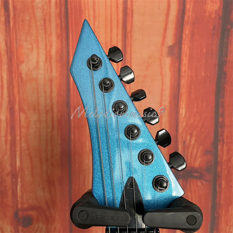 New Blue Warlock Extreme Electric Guitar Rosewood Fretboard HH Pickup ...