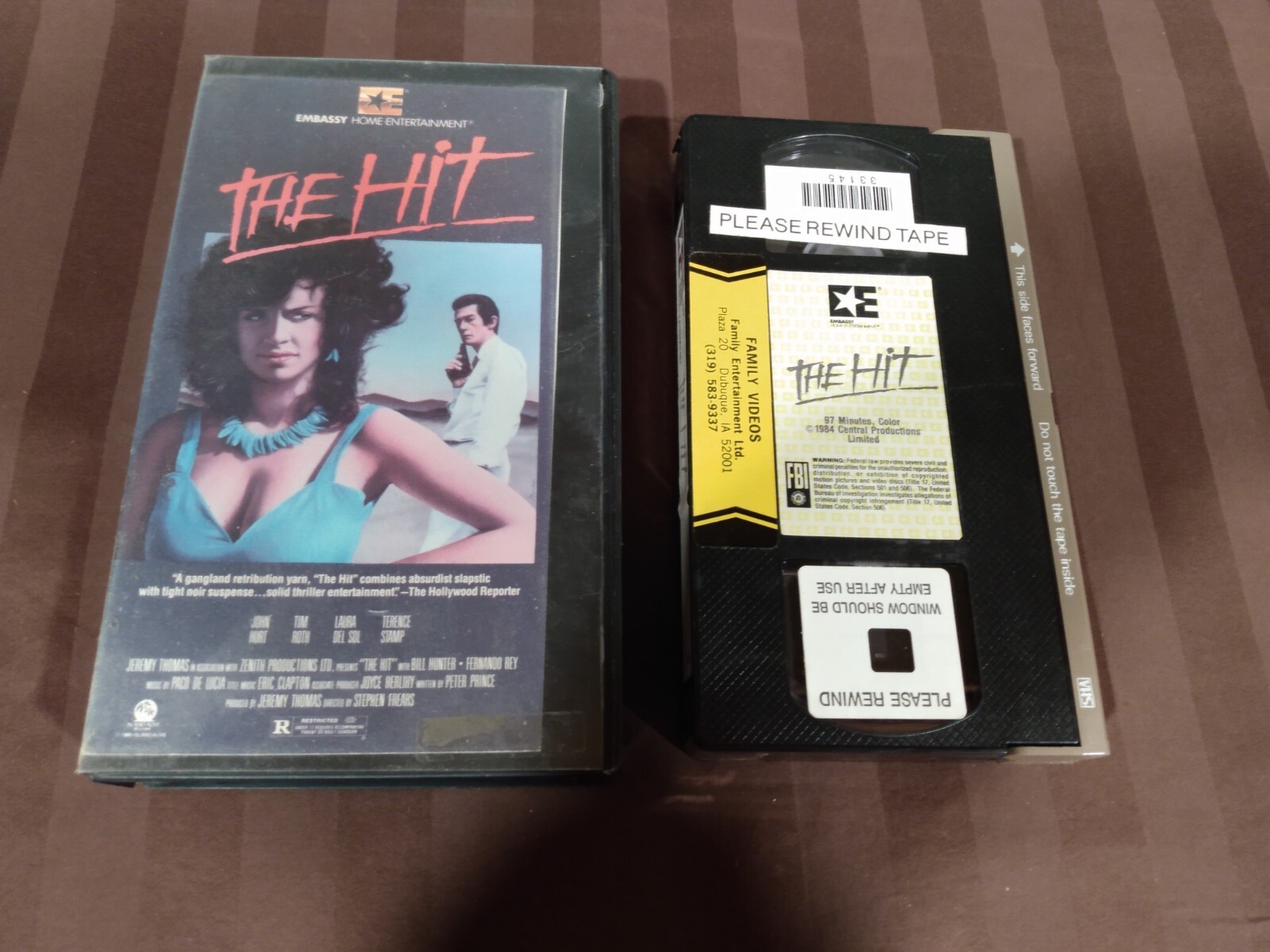 THE HIT VHS Tape 1984 British Thriller John Hurt Tim Roth | eBay