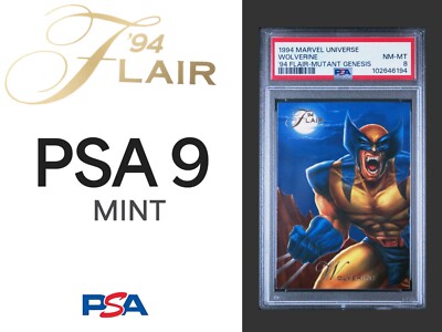 1994 Flair Marvel Universe - Wolverine Mutant Genesis - PSA 9 X-Men | eBay