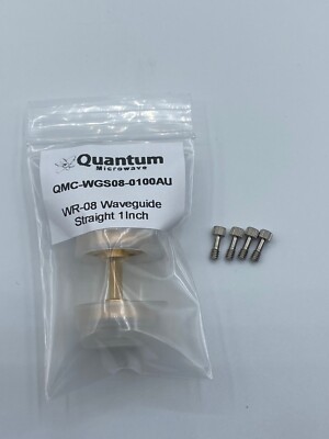 WR-08 Millimeter Waveguide Straight Gold Plated | eBay
