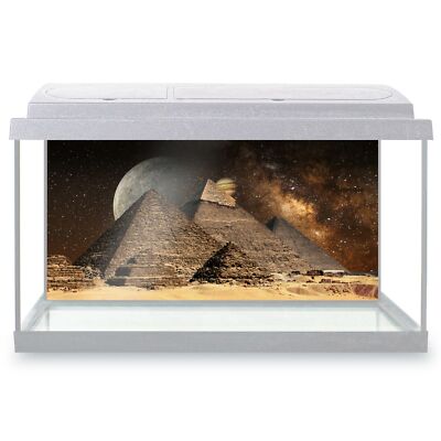 Fish Tank Background 90x45cm - Egyptian Pyramids Egypt Space #21489 ...