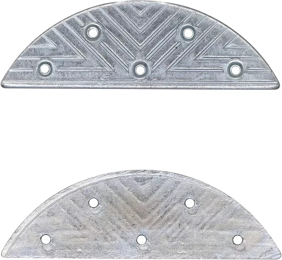 GOETOR Metal Heel Plates 4 PCS Shoe Heel Taps Tips Repair Pad with ...