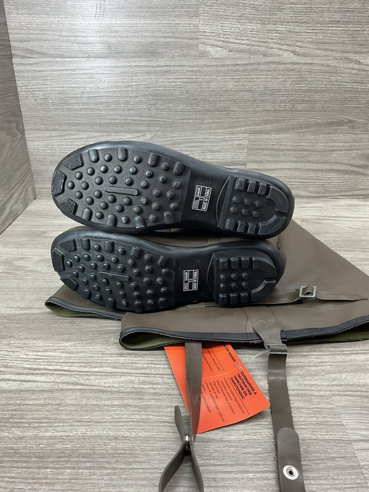 Men's White River Fly Shop Rubber Hip Wader Size 13 M | eBay