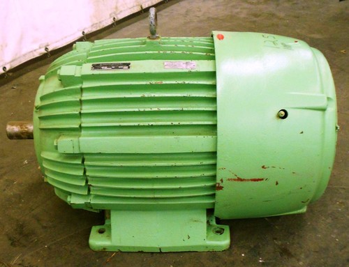 US ELECTRICAL MOTOR 125 HP, 3 PH, 444TS FRAME, 460 VOLTS, 3561 RPM, ID ...