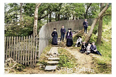 ptc4281 - Lancs. - Forty Steps Pathway at Walton in the early 1900s ...