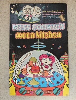 Miss Cookie's Moon Kitchen Colorforms Toy Vintage 1969 Near Complete | eBay