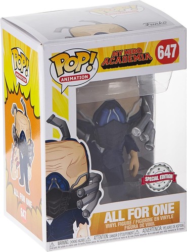 Funko Pop Animation My Hero Academia - All For One Special Edition 647 ...