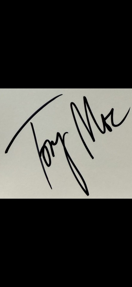 TOBYMAC Christian Music Artist Autographed “Steal My Show” Lyric Sheet ...