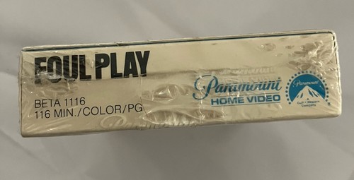 Foul Play 1978 Vintage Betamax SEALED Crime Comedy Scotch Sticker | eBay