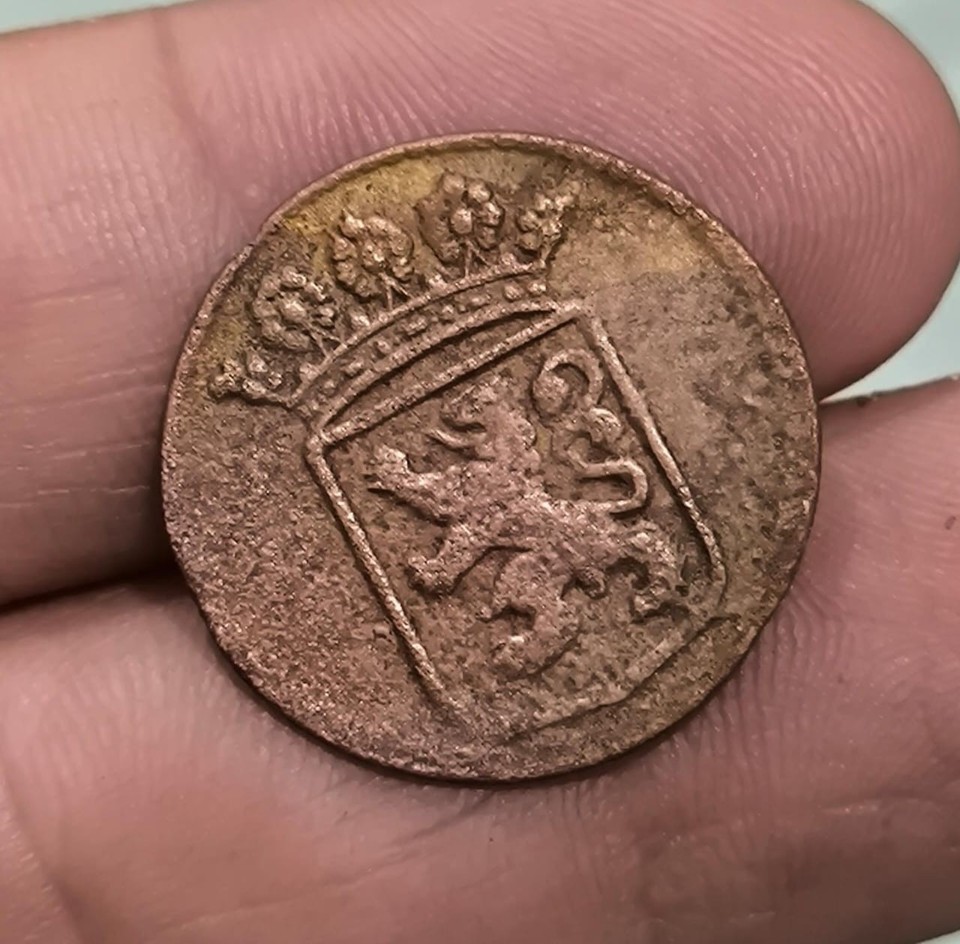 1732 Dutch Netherlands Voc 1 Duit New York Penny Holland Copper Coin ...