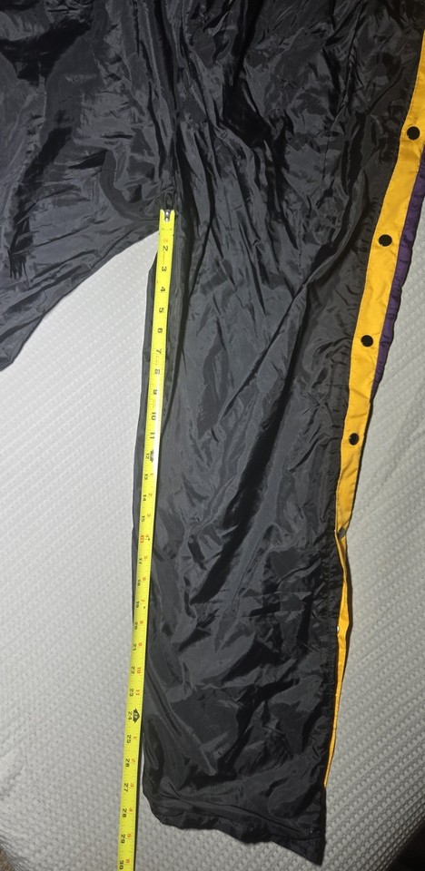 Vintage 90s Vikings Game Day Turbo XL Snap-Leg Warmup Embroidered Logo ...