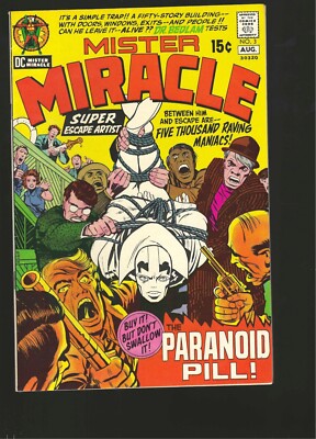 Mister Miracle #3 1971 DC Comics- 1st Doctor Bedlam & 3rd Mister ...