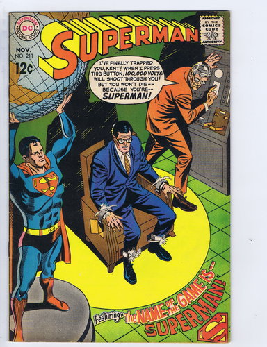 Superman #211 DC Pub 1968 | eBay