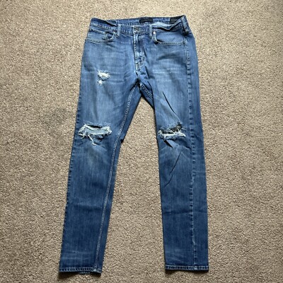 Bullhead Denim Co Medium Wash Skinny Jeans Distressed Men's 34 x 32 | eBay