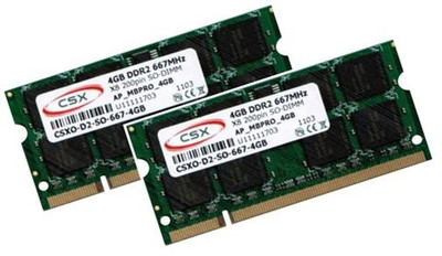 2x 4GB = 8GB Speicher RAM DDR2 667Mhz Acer Notebook Aspire 5920G 5930 ...