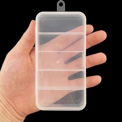 Plastic Bait Box Transparent Fish Bait Storage Box Fishing Tool Case ...