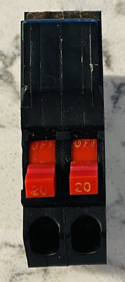 MM2020 - MURRAY 20/20A AMP 2x1P POLE DUPLEX TANDEM CIRCUIT BREAKER W ...
