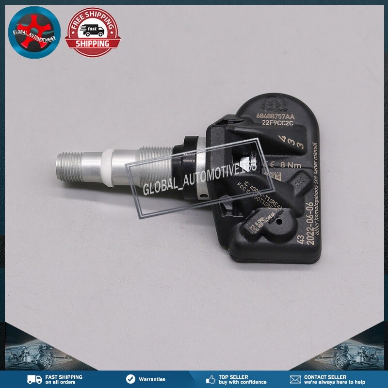 4x TIRE PRESSURE SENSORS 68487472AB 433mhz for 2022 2023 Chrysler 300 S ...