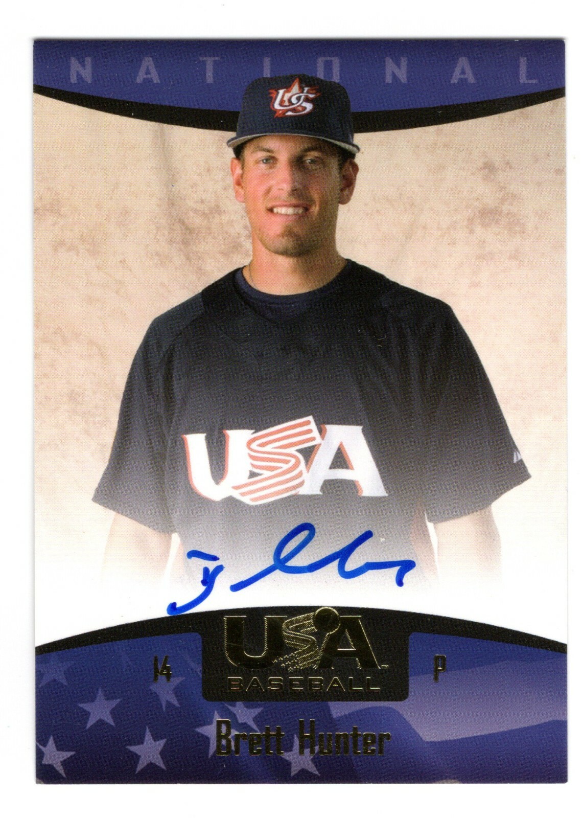 2007 USA Baseball Brett Hunter Autograph - National Team - Pepperdine ...