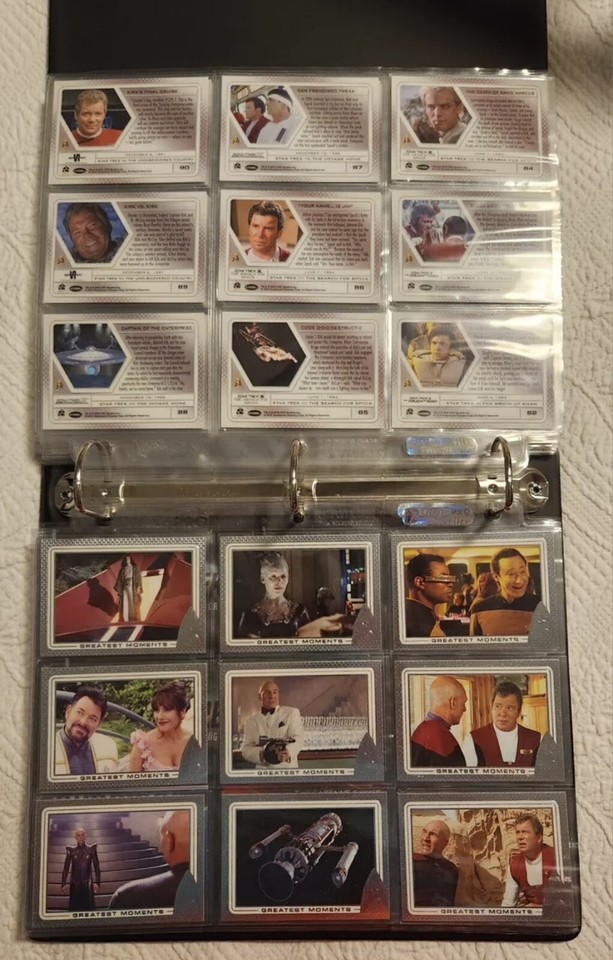 Rare Star Trek 50th Anniversary Base Set Promo Case Topper Wrappers ...