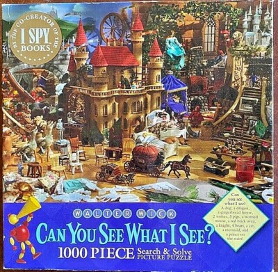 Can You See What I See I Spy COMPLETE 1000 pc Puzzle Search & Solve Fun ...