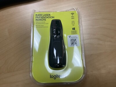 New Logitech Wireless Presenter R400, Wireless Presentation Remote ...
