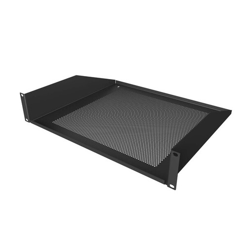 2U (2 Space) Vented Rack Mount Shelf for Audio Racks / Computer ...