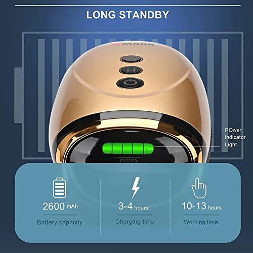 Barber Massager/Cordless Handheld Massager,USB Charge Neck/Legs/Hand ...