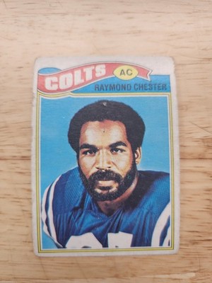 1977 Topps Mexican #351 Raymond Chester Baltimore Colts RARE SP Vintage ...
